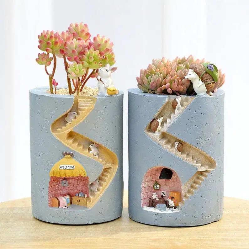 60+ Cutest Ceramic Animal Pots & Planters (In 2022) - UntamedAnimals
